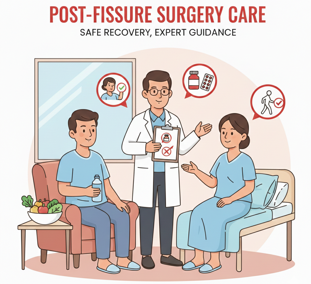 Precautions After Fissure Operation | Sushrut Piles Hospital